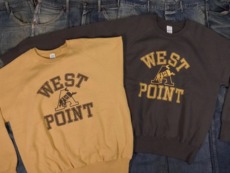 WAREHOUSE : Lot 461 2ND HAND SERIES SWEAT SHIRTS “WEST POINT” | CONEY ...